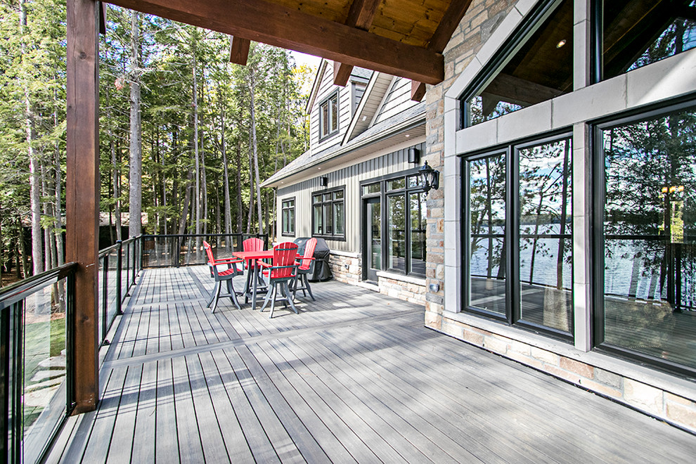 Chandos Lake Custom Cottage - Farmhouse - Deck - Toronto - by Jeffery ...