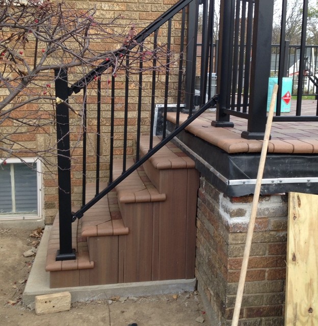 Checkerboard Deck - Contemporary - Staircase - Chicago - by C.T ...