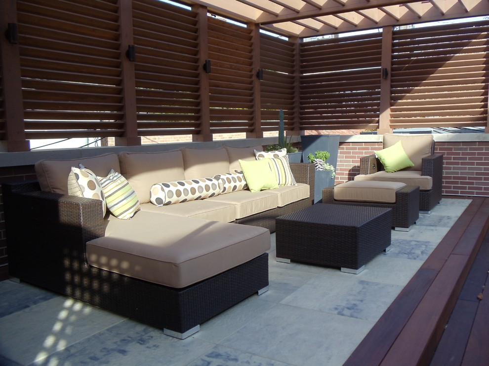 Chicago Roof Decks & Garden - Project Examples - Contemporary - Deck ...