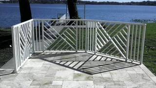 Chippendale Custom Railing - Contemporary - Deck - Tampa - by ROBINSON ...