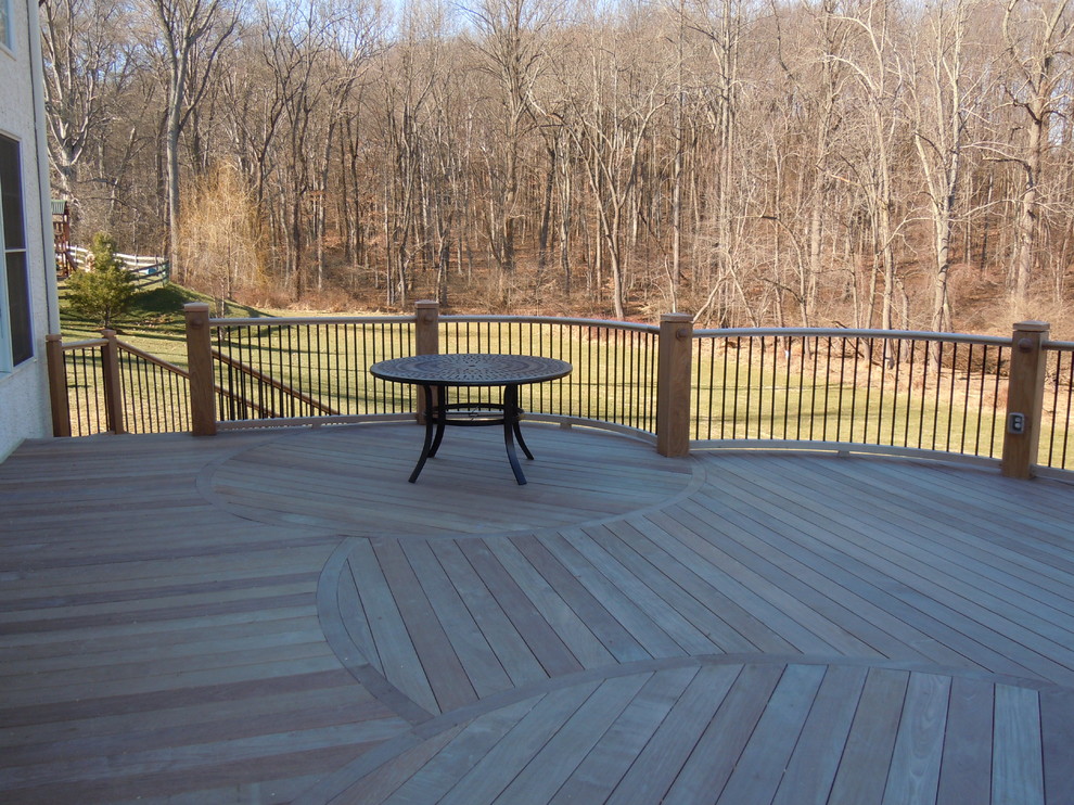 Circular deck - Traditional - Deck - Philadelphia - by Collier Builders ...