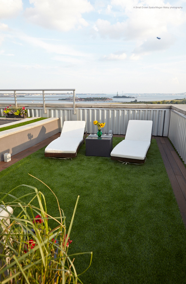 City Roof Deck - Contemporary - Deck - New York - by A Small Green ...