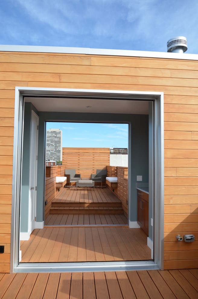 City Roof Deck - Contemporary - Deck - Philadelphia - by Lazor Design ...