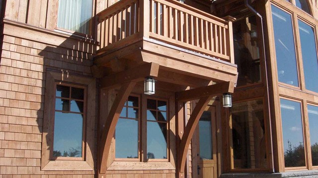 Classic Timber Frame - Craftsman - Terrasse en Bois - Vancouver - par ...