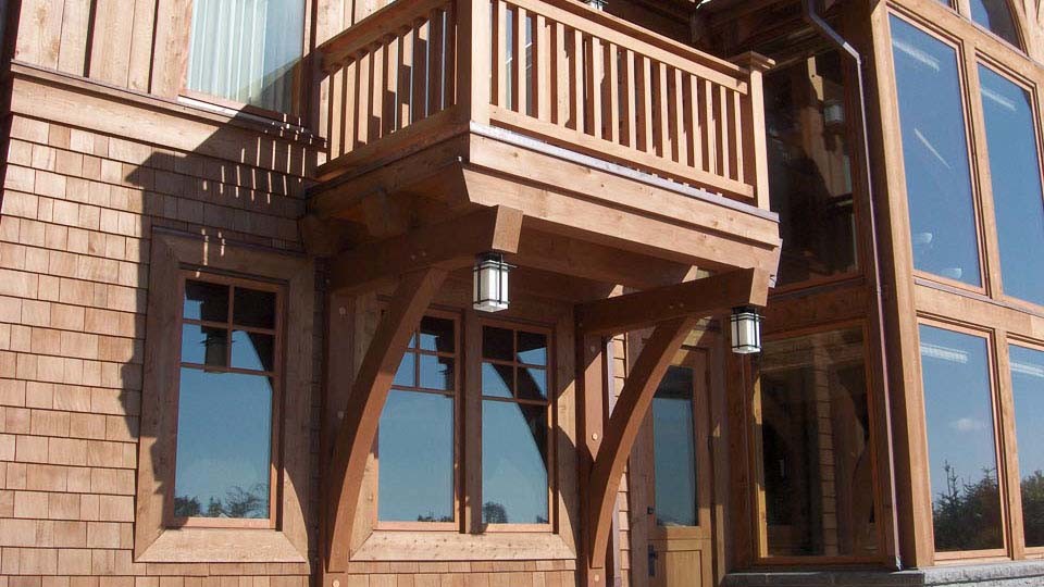 Classic Timber Frame - Craftsman - Deck - Vancouver - by Island ...