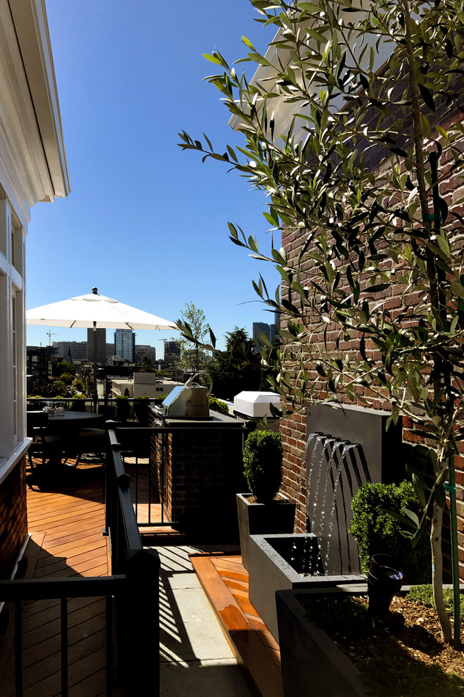 Classical Rooftop Conservatory - Traditional - Deck - Seattle - by ...