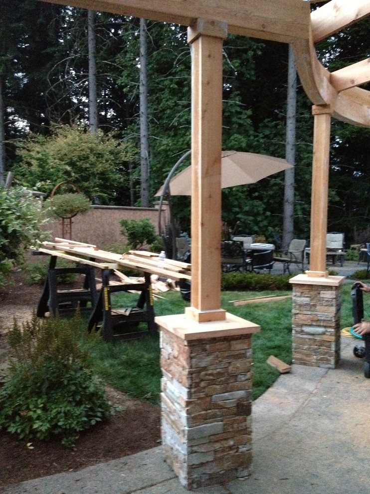 Columns - Traditional - Deck - Seattle - by PCF Construction Group | Houzz