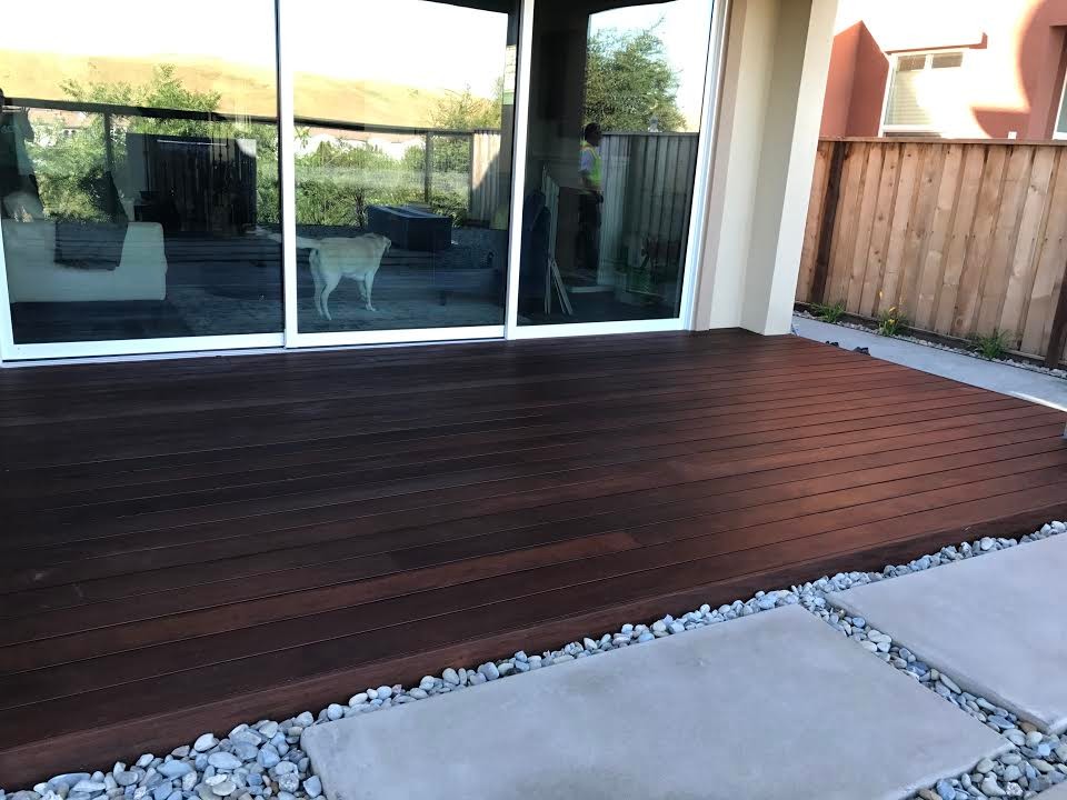 Concrete Paved Patio - Contemporary - Deck - San Francisco - by David ...