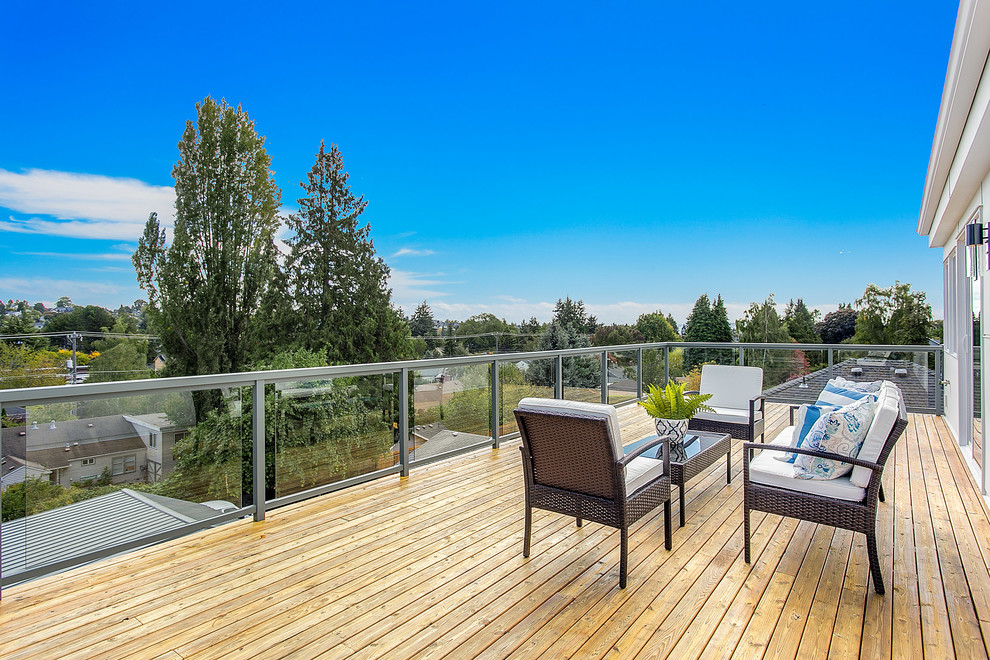 Contemporary-Modern Magnolia Home - Contemporary - Deck - Seattle - by ...