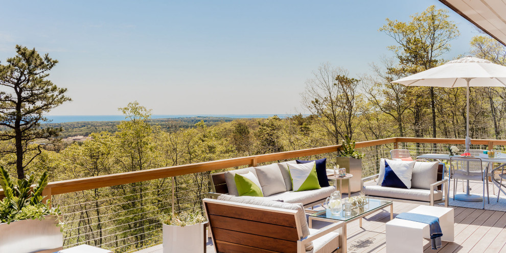 Contemporary Style Deck Overlooking Cape Cod Bay - Boston Magazine ...
