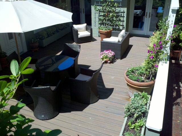 Courtyard Deck Redesign - Traditional - Deck - San Francisco - by ...