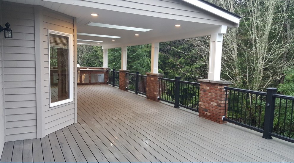 Covered Deck Expansion - Contemporary - Deck - Seattle - by J.T. Design ...