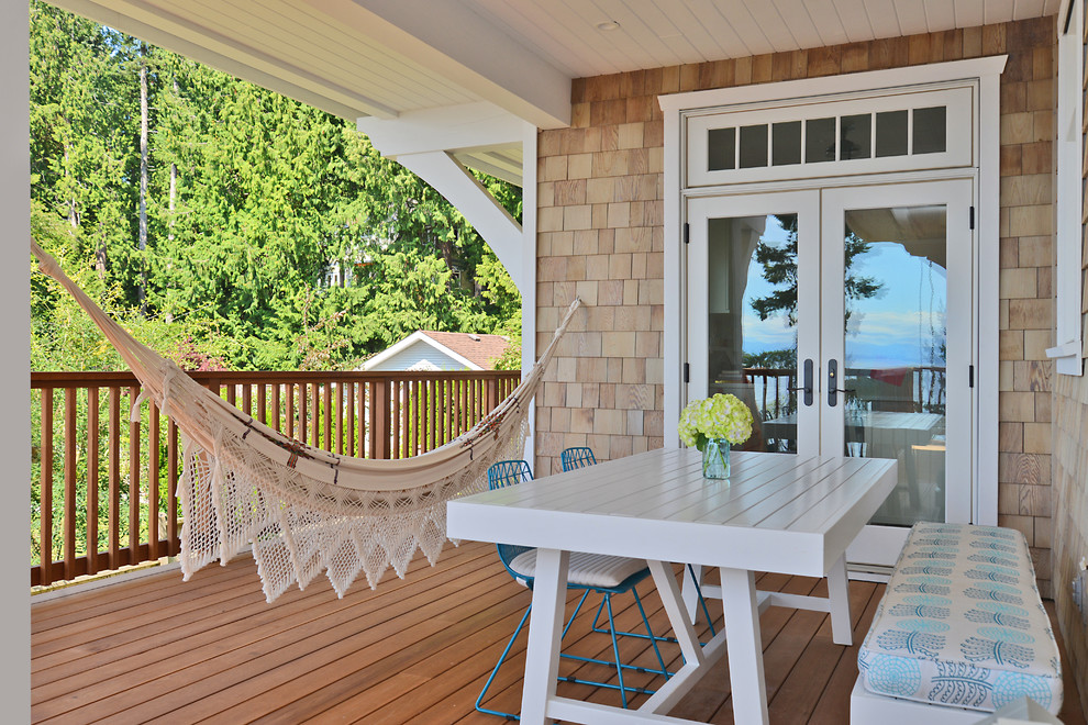 Craftsman Beach House Gibsons BC - Beach Style - Deck - Vancouver - by ...