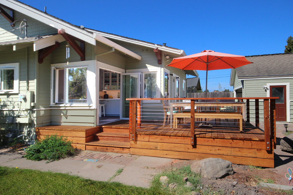 Craftsman style Kitchen and Deck remodel - Craftsman - Deck - San ...