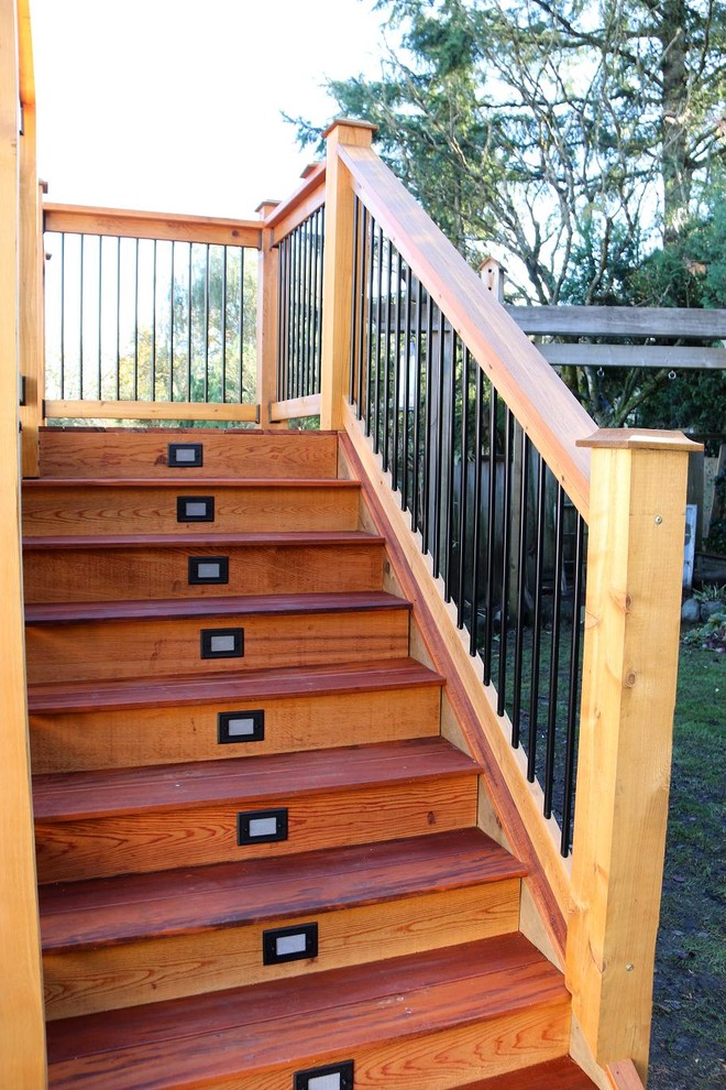 Craig's Tigerwood Deck - Contemporain - Terrasse en Bois - Vancouver ...