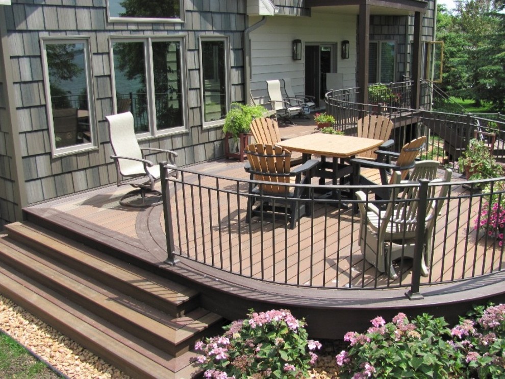 Curved Composite Deck - Traditional - Deck - Minneapolis - by Dale ...