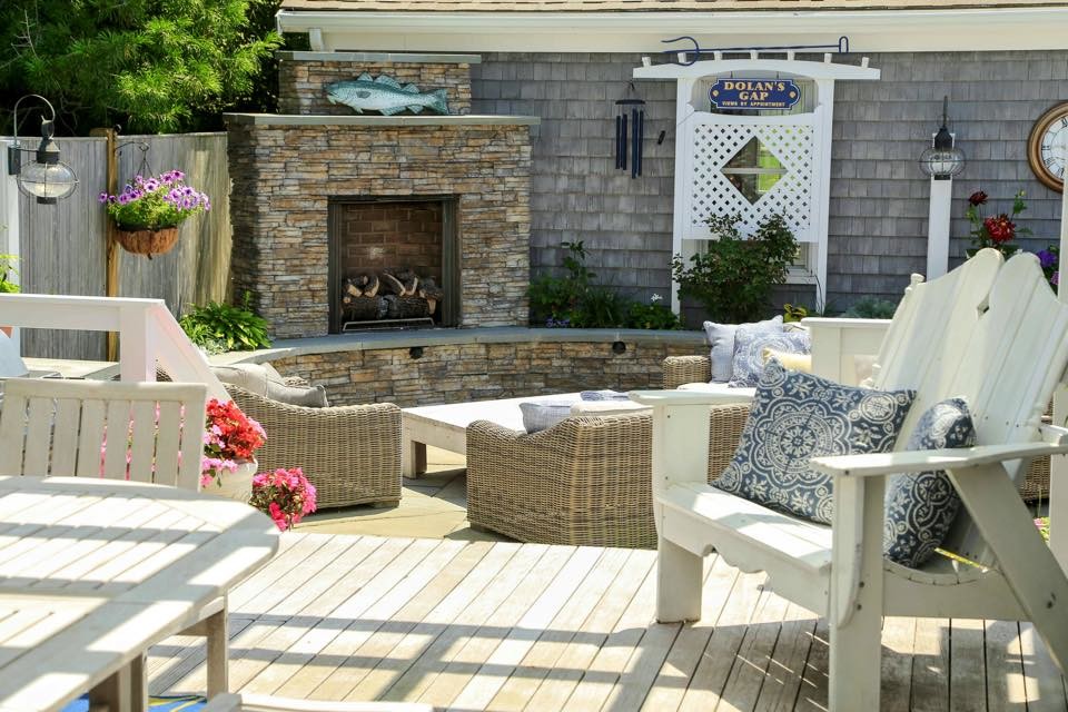 Custom Backyard Area - Harwich Port, Cape Cod, MA - Beach Style - Deck ...