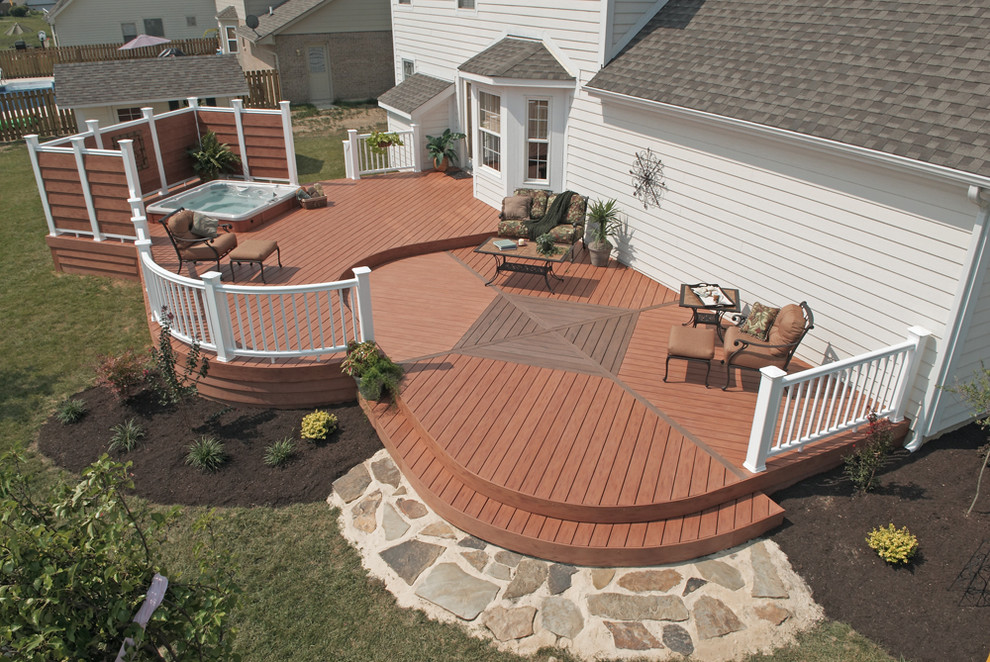 Custom Built Deck around Outdoor Jacuzzi - Deck - Miami - by Archadeck ...