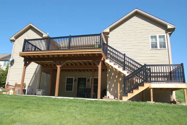 Custom Built Deck - Traditional - Deck - Other - by William Penn ...