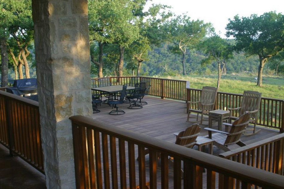 Custom Built Ranch House - Deck - Dallas - by Travis Construction ...