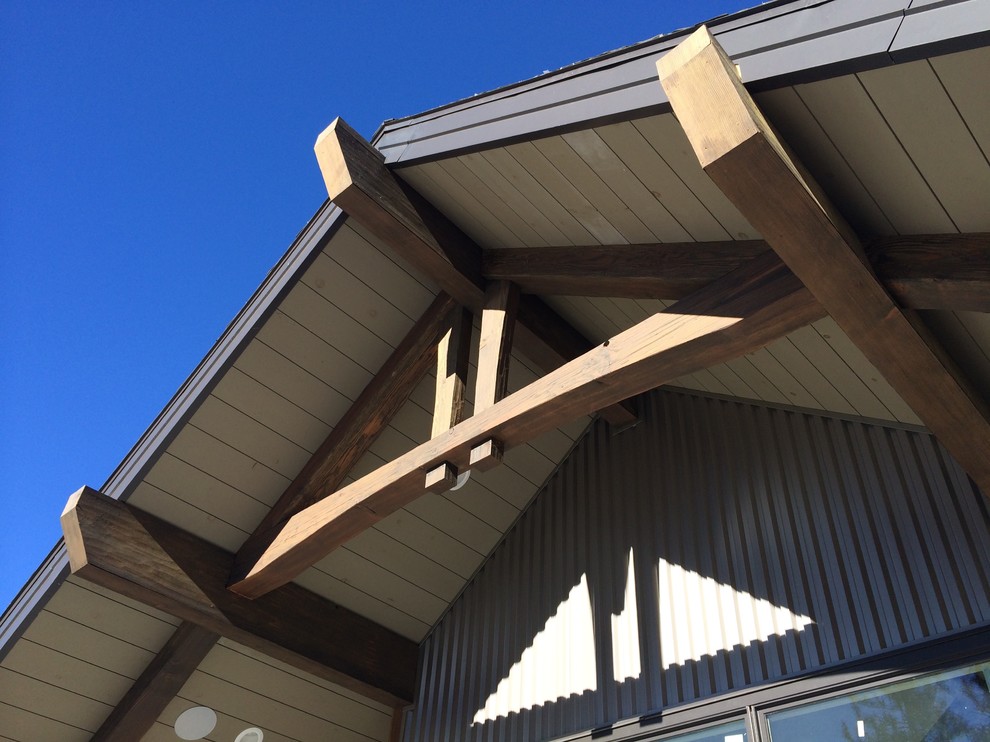 Custom Mountain Modern - Trusses - Transitional - Deck - Denver - by ...