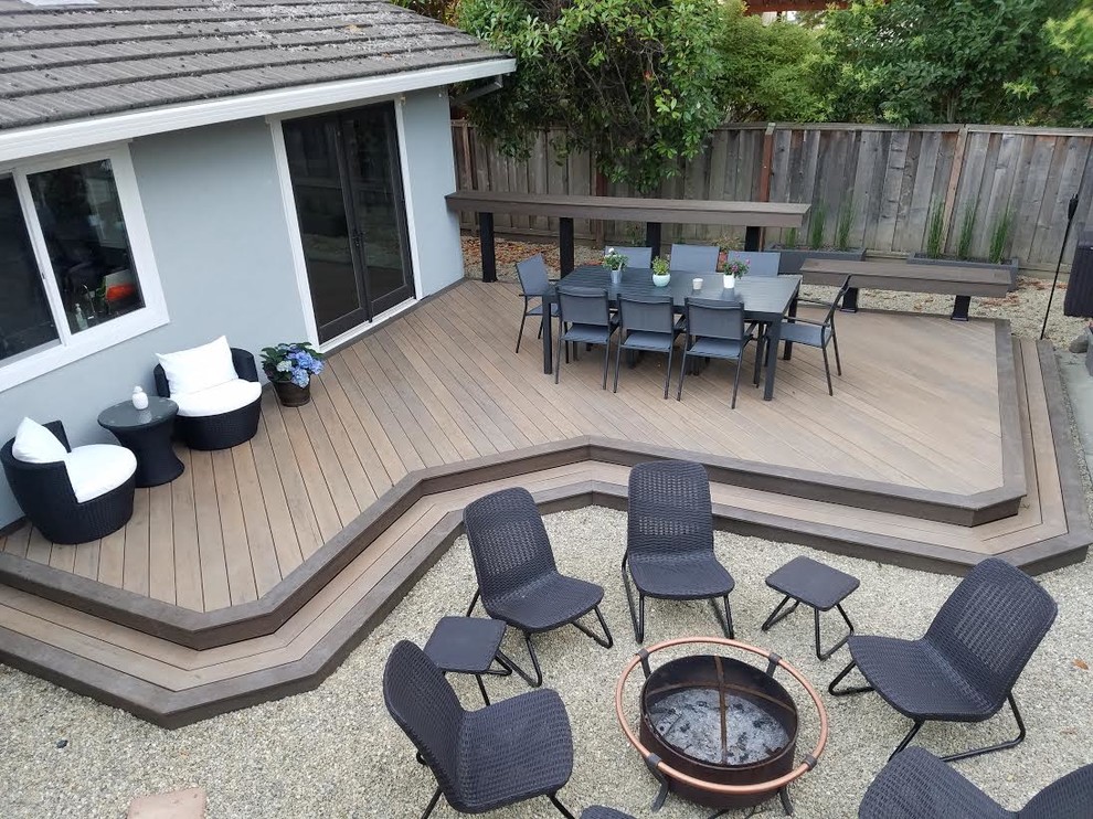 Custom Timber Tech Deck - Traditional - Deck - San Francisco - by Fine ...