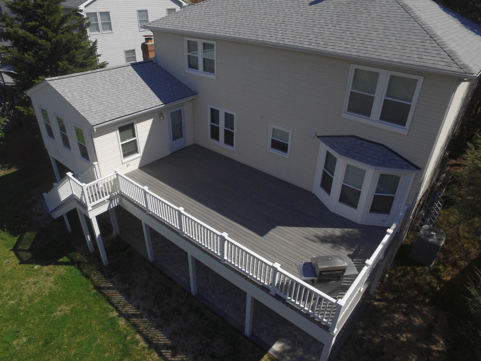 Custom TimberTech Ashwood Deck and Patio in Ellicott City MD - Deck ...