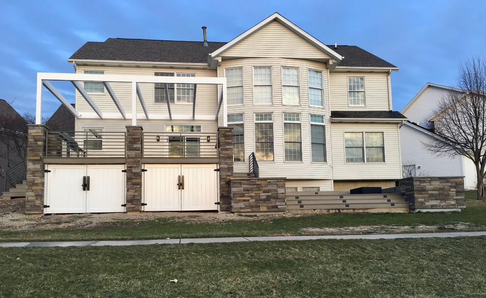 Custom Two Tier Deck and Pergola - Modern - Deck - Austin - by User | Houzz