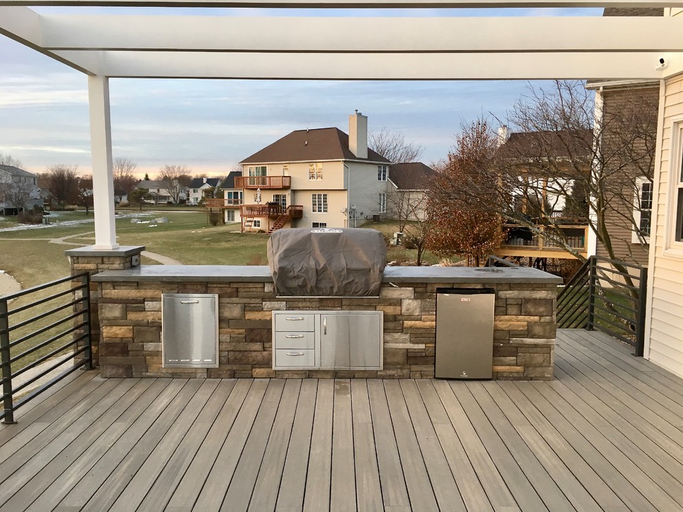 Custom Two Tier Deck and Pergola - Modern - Deck - Austin - by User | Houzz