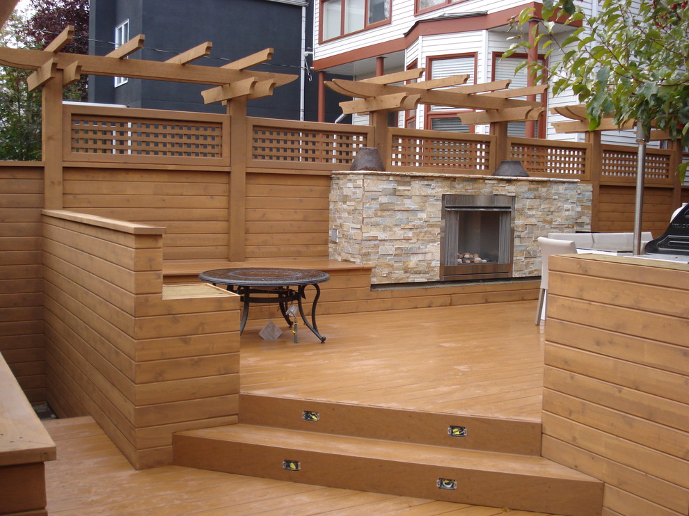 Custom Wooden Decks - Contemporary - Terrace - Calgary - by Mountain ...