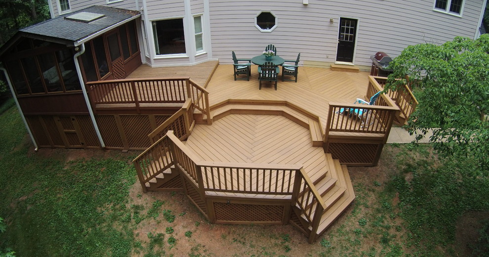 Deck addition in Raleigh, NC - Traditional - Deck - Raleigh - by ...