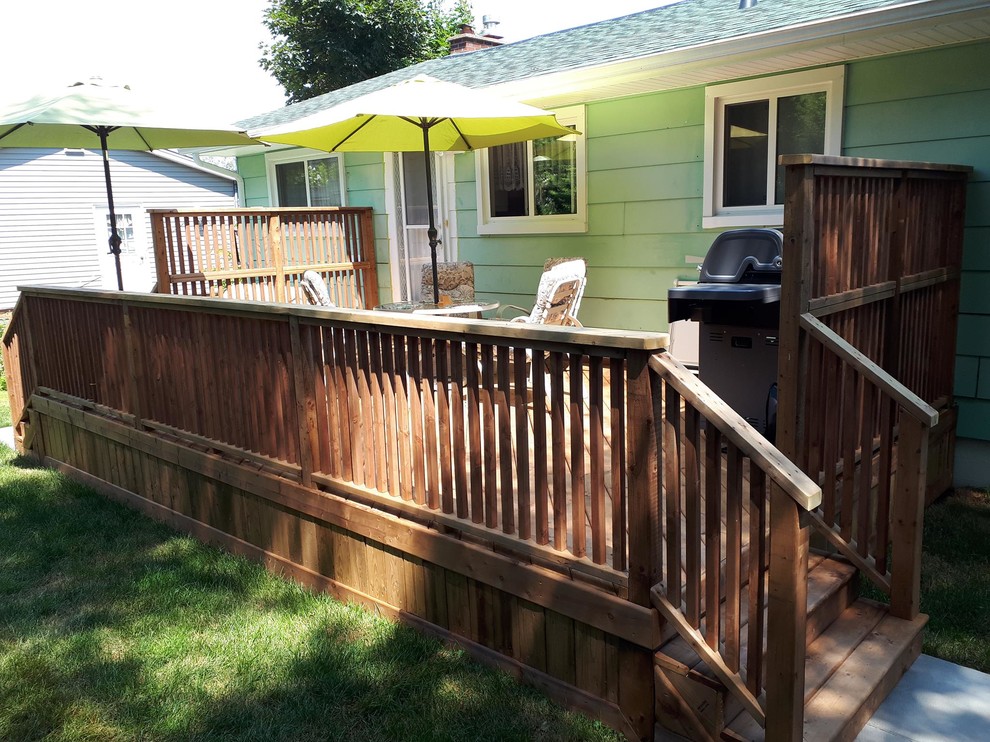Deck and Patio Designs-Pressure Treated Decking - Craftsman - Terrasse ...