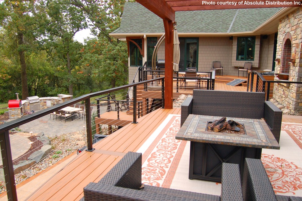 Deck Cable Railing System - Twin Cities - Modern - Deck - Las Vegas ...