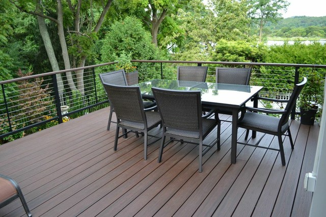 Deck Dining Area - Modern - Deck - New York - by Deck and Patio Company ...