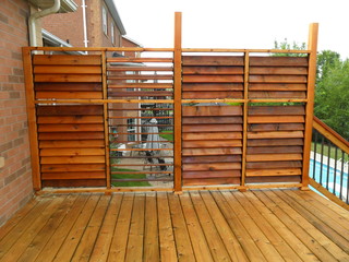 Deck louvers - Traditional - Terrace - Toronto - by Thommoknockers ...