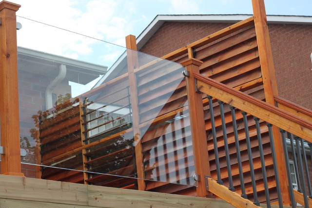 Deck louvers - Terrace - Toronto - by Thommoknockers Custom Decks ...