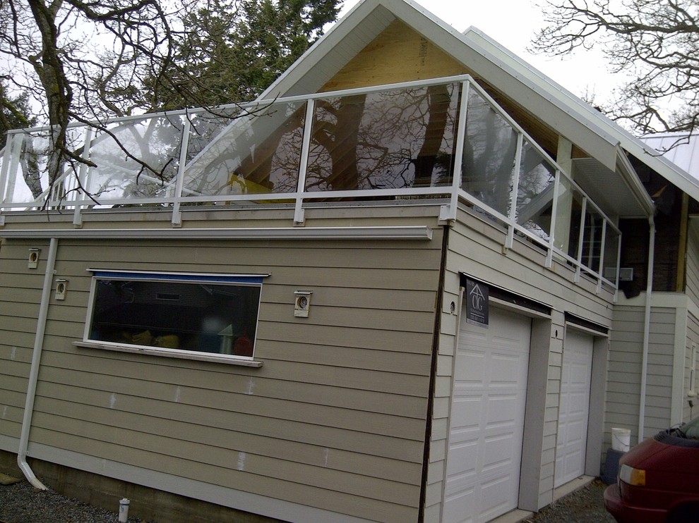 Deck over Garage, View Royal, Victoria BC - Modern - Deck - Vancouver ...