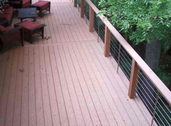 Deck, patio, porch, balcony cable railing - Modern - Deck - Las Vegas ...