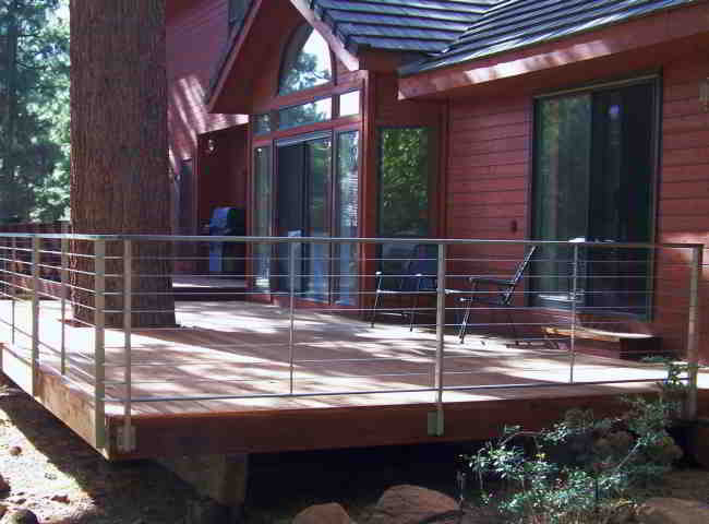 Deck, patio, porch, balcony cable railing - Modern - Deck - Las Vegas ...