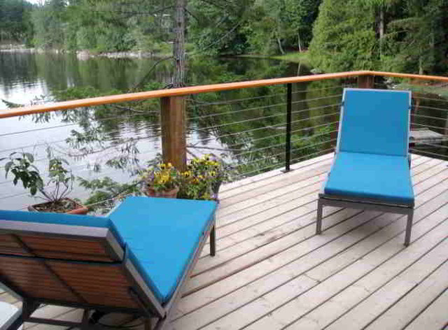Deck, patio, porch, balcony cable railing - Modern - Deck - Las Vegas ...