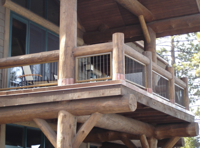 Deck, patio, porch, balcony cable railing - Modern - Deck - Las Vegas ...