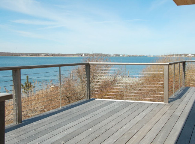 Deck, patio, porch, balcony cable railing - Modern - Deck - Las Vegas ...