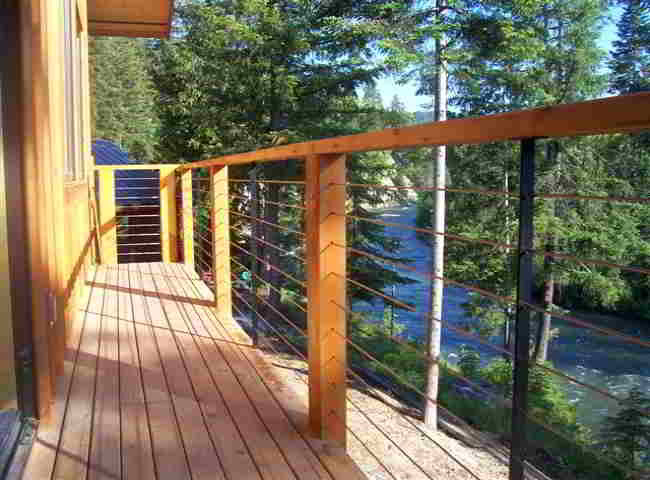 Deck, patio, porch, balcony cable railing - Terrace - Las Vegas - by ...