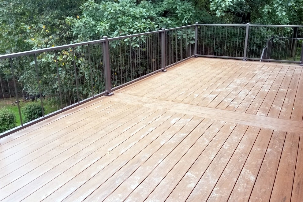 Deck Resurface with Verti Cable Rail - Deck - Other - by Deck & Drive ...