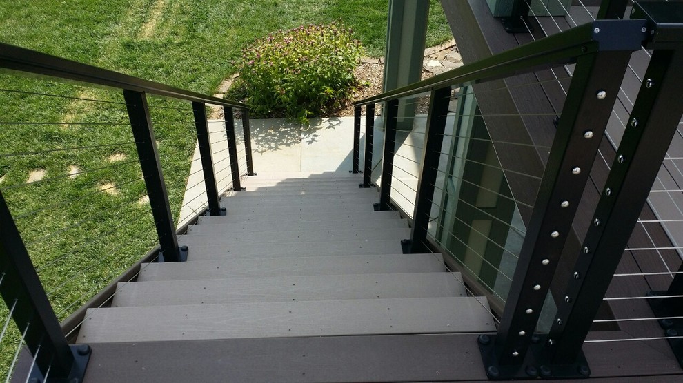 Deck Stairs - Modern Design - Traditional - Deck - Other - by JL ...