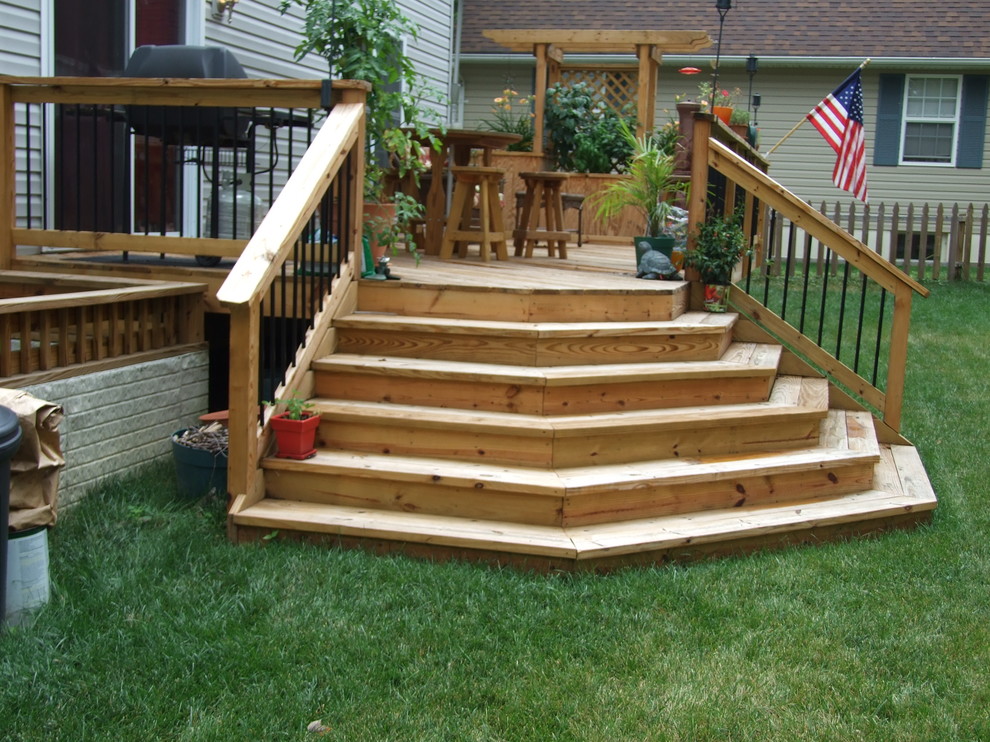 Deck Steps and Landings - Traditional - Deck - Baltimore - by Elite ...