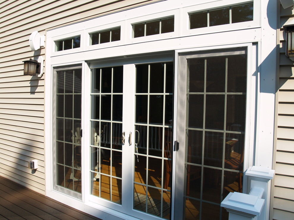 Deck upgrade with huge slider - Traditional - Deck - Boston - by ...