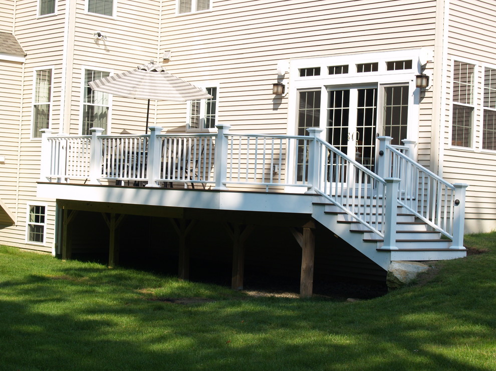 Deck upgrade with huge slider - Traditional - Deck - Boston - by ...