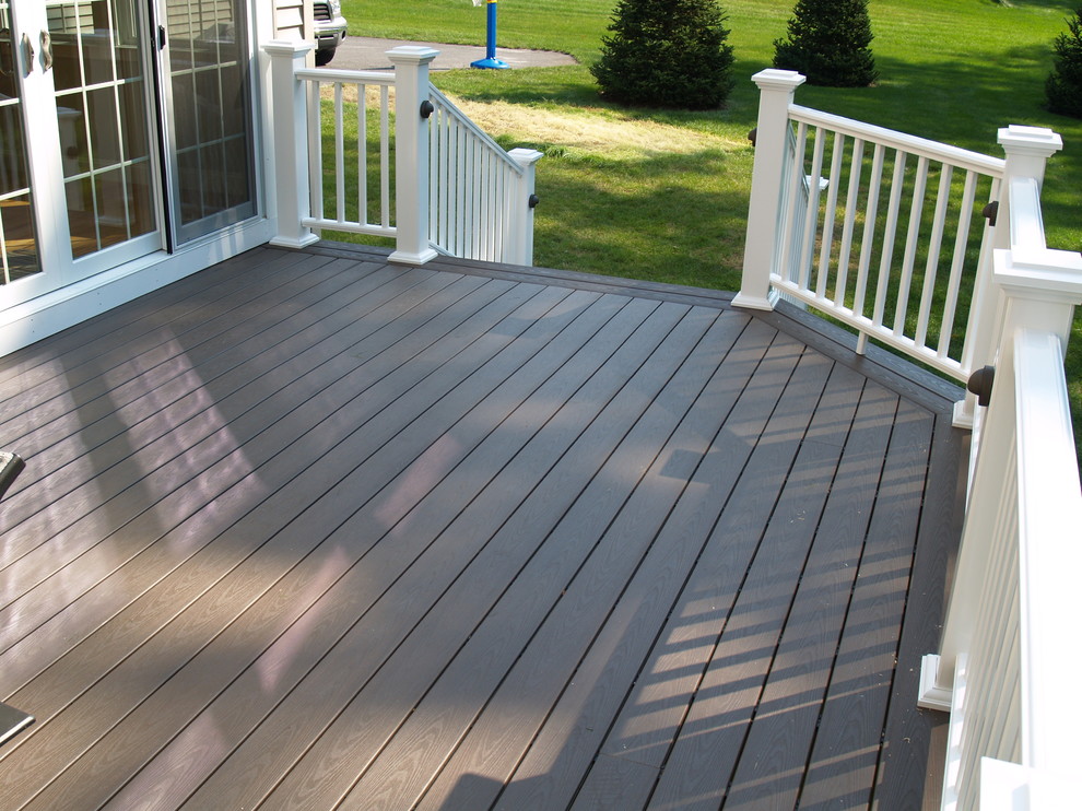 Deck upgrade with huge slider - Traditional - Deck - Boston - by ...