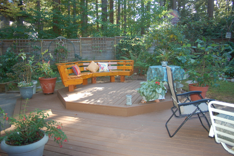 Deck with built in seating - Contemporary - Deck - Seattle - by Rose ...